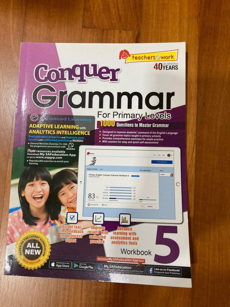Conquer Grammar Workbook 5, Hobbies & Toys, Books & Magazines ...