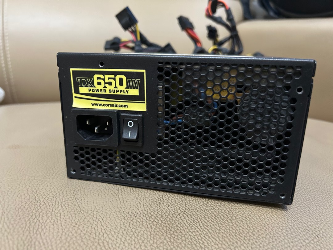 CORSAIR TX650w Power Supply, 電腦＆科技, 電腦周邊及配件, 電腦充電器 - Carousell