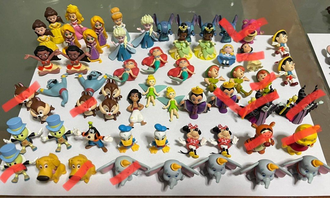 CPCM Cow Play Cow Moo Disney 100 Mini Figurines (Princesses, Baymax ...