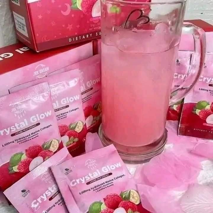 Crystal Glow Lychee Collagen Drink, Food & Drinks, Other Food & Drinks ...