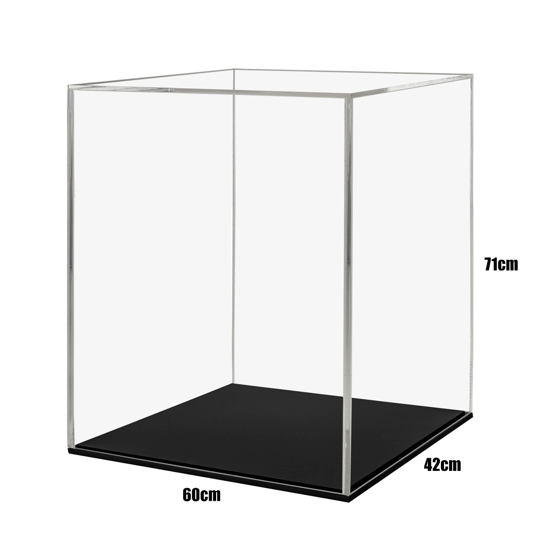 Custom 5mm Thick Acrylic Display Case with Dual Layered Base (for ...