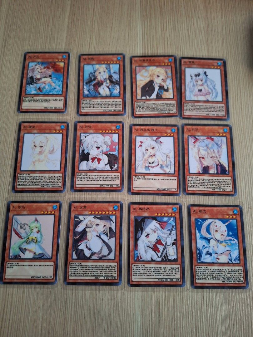 Custom Laminated Yugioh_ Azur Lane Cards, Hobbies & Toys, Toys & Games ...