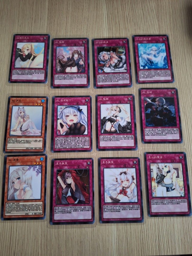 Custom Laminated Yugioh_ Azur Lane Cards, Hobbies & Toys, Toys & Games ...
