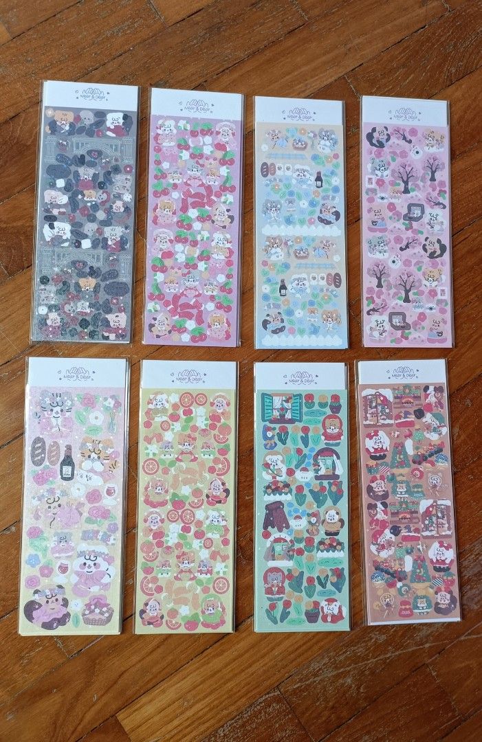cute korean sticker sheets, Hobbies & Toys, Stationery & Craft, Art ...