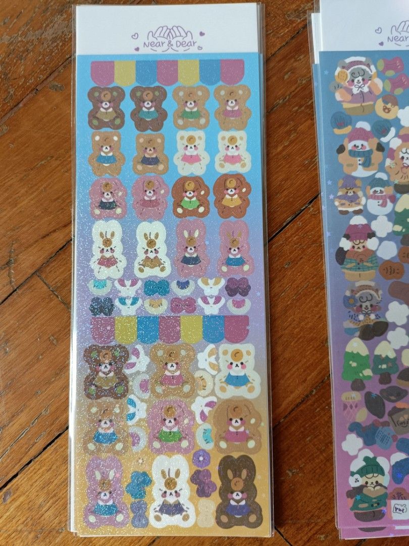 cute korean sticker sheets, Hobbies & Toys, Stationery & Craft, Art ...