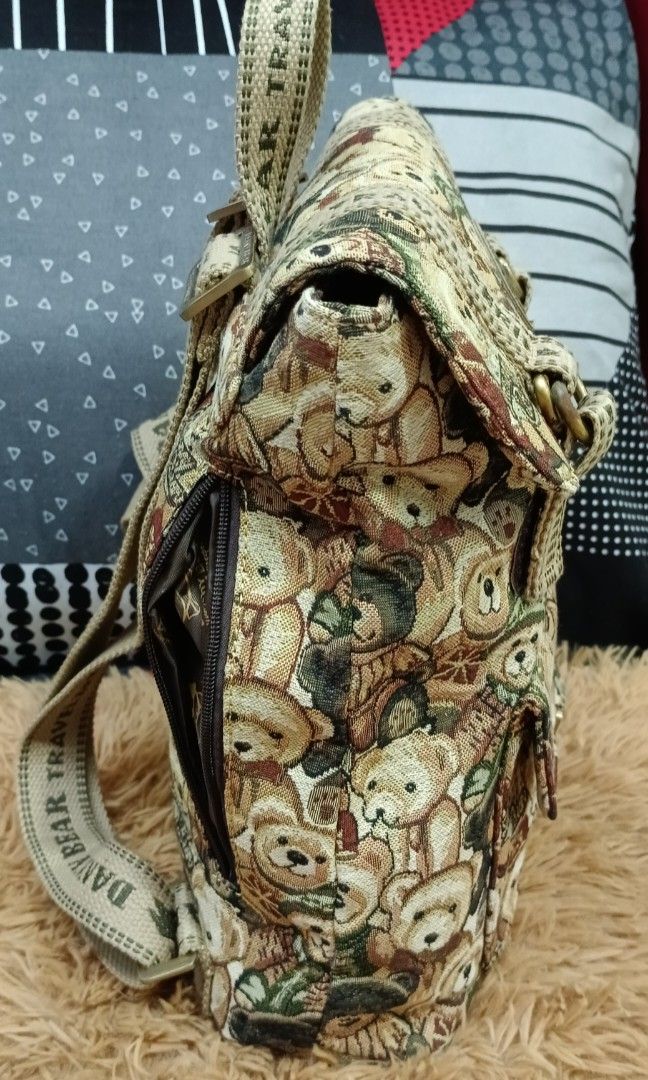 Danny bear backpack, Women's Fashion, Bags & Wallets, Backpacks on ...
