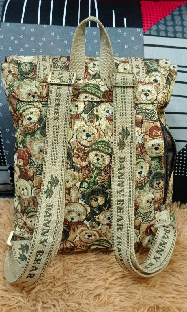 Danny bear backpack, Women's Fashion, Bags & Wallets, Backpacks on Carousell