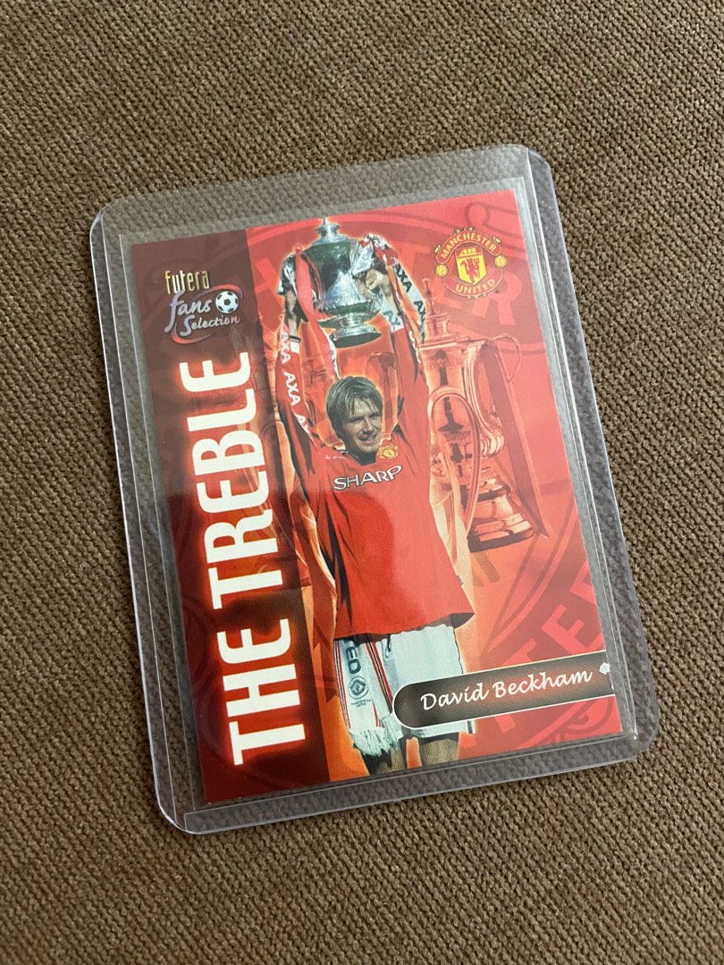 David Beckham The Treble - Futera, Hobbies & Toys, Toys & Games on ...