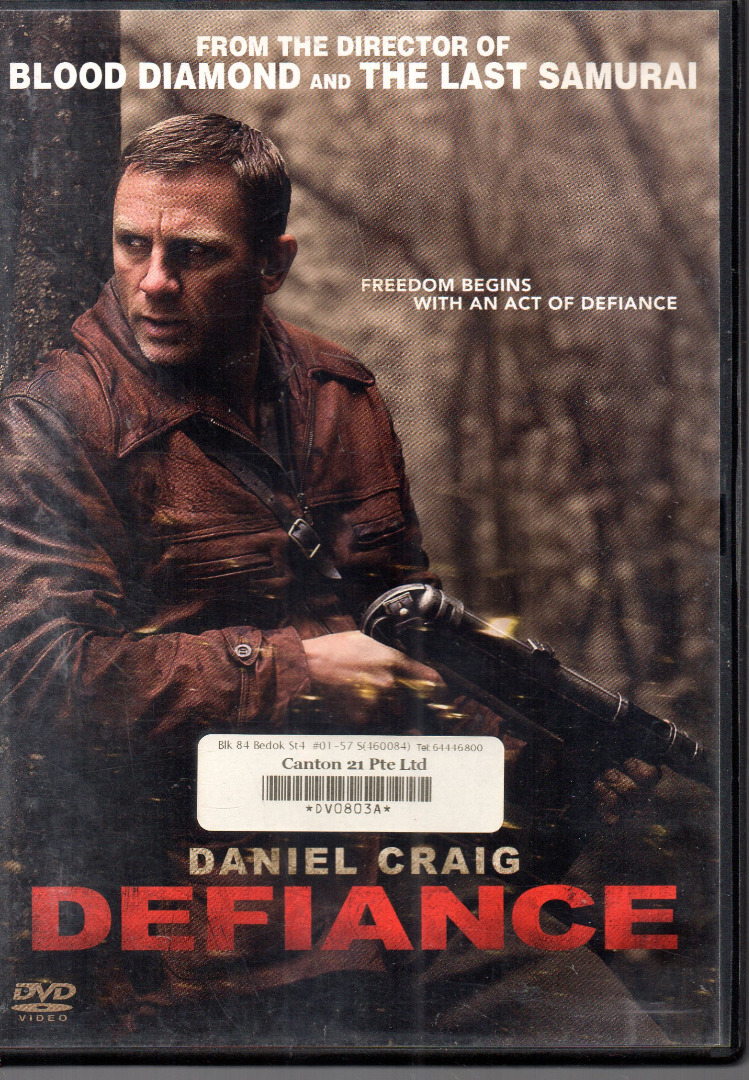 Defiance ***original dvd***, Hobbies & Toys, Music & Media, CDs & DVDs on Carousell