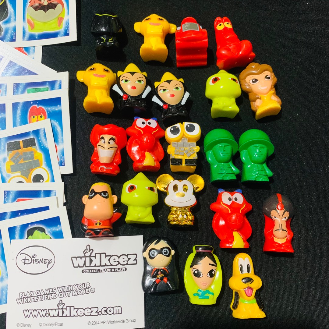 DISNEY WIKKEEZ 22pcs WITH RARE GOLD MICKEY, Hobbies & Toys, Toys ...