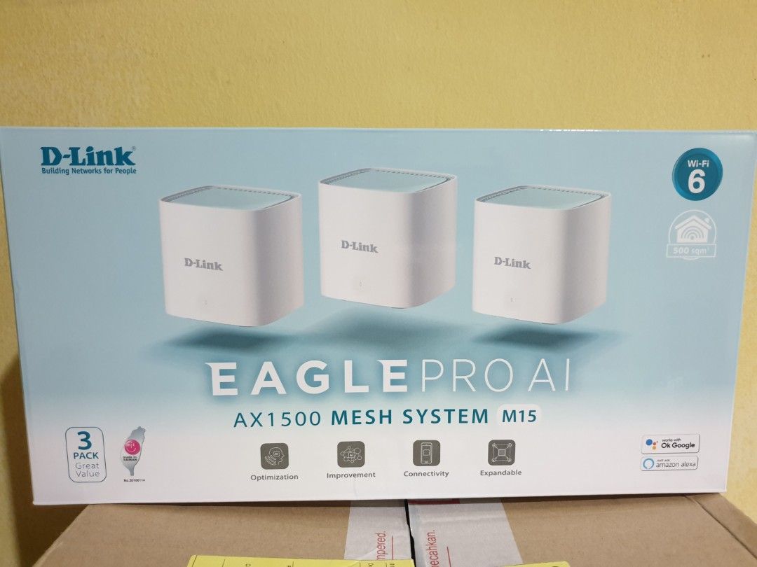 D-Link AX1500 Mesh Router System M15 (3 pack), Computers & Tech, Parts ...