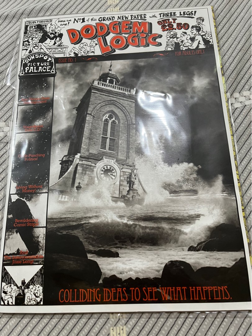 Dodgem Logic Alan Moore magazine No.1 with CD knockabout From hell ...
