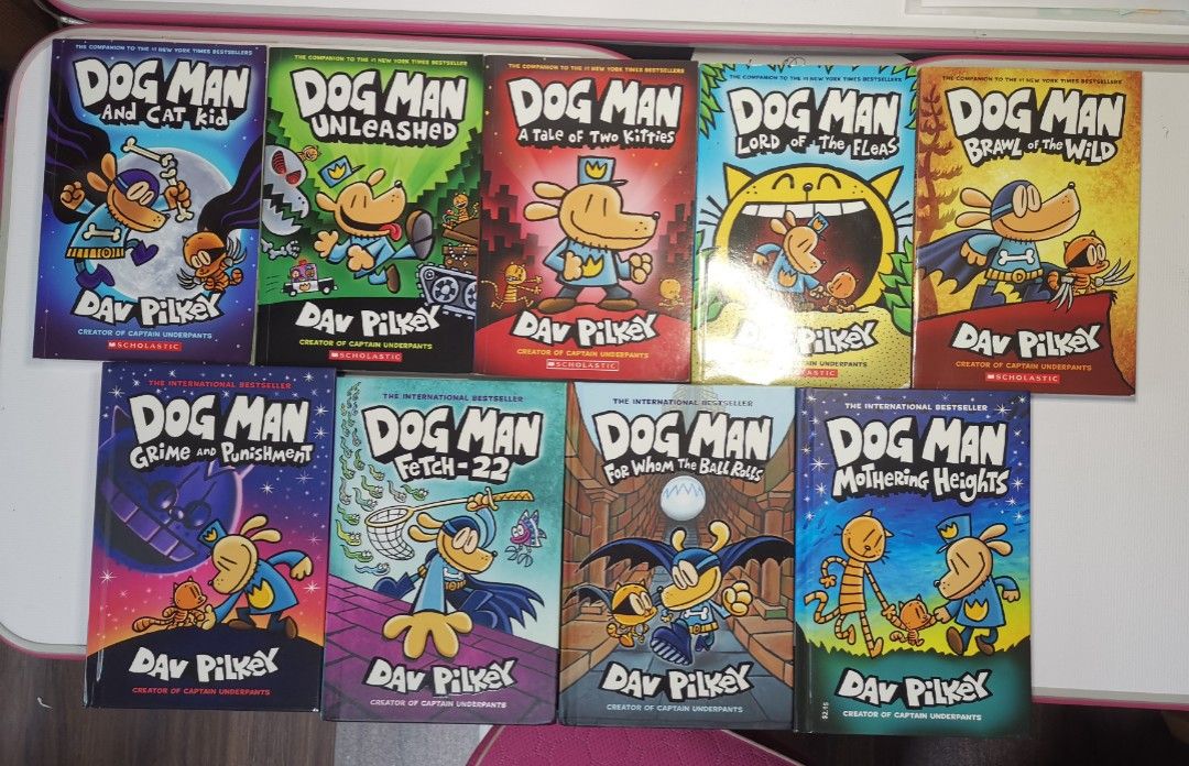 Dog Man | Bundle of 9, Hobbies & Toys, Books & Magazines, Children's ...