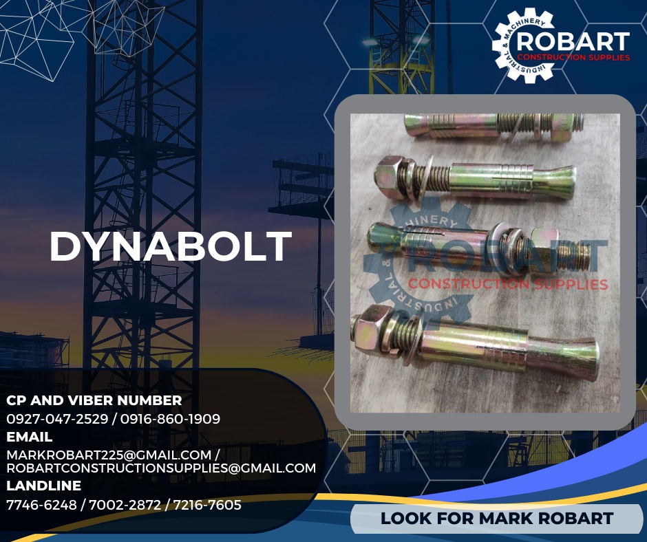Dynabolt, Commercial & Industrial, Construction Tools & Equipment on ...