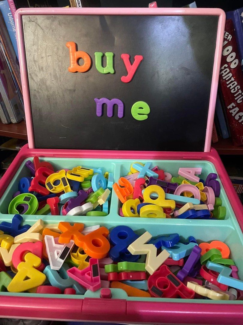 ELC MANETIC BOARD (letters & numbers), Hobbies & Toys, Toys & Games on Carousell