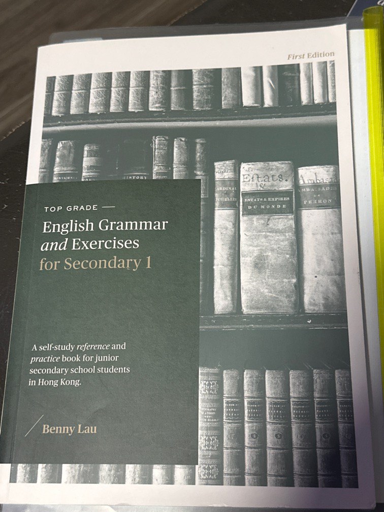 English Grammar and Exercises for Secondary 1, 興趣及遊戲, 書本 & 文具, 教科書 ...