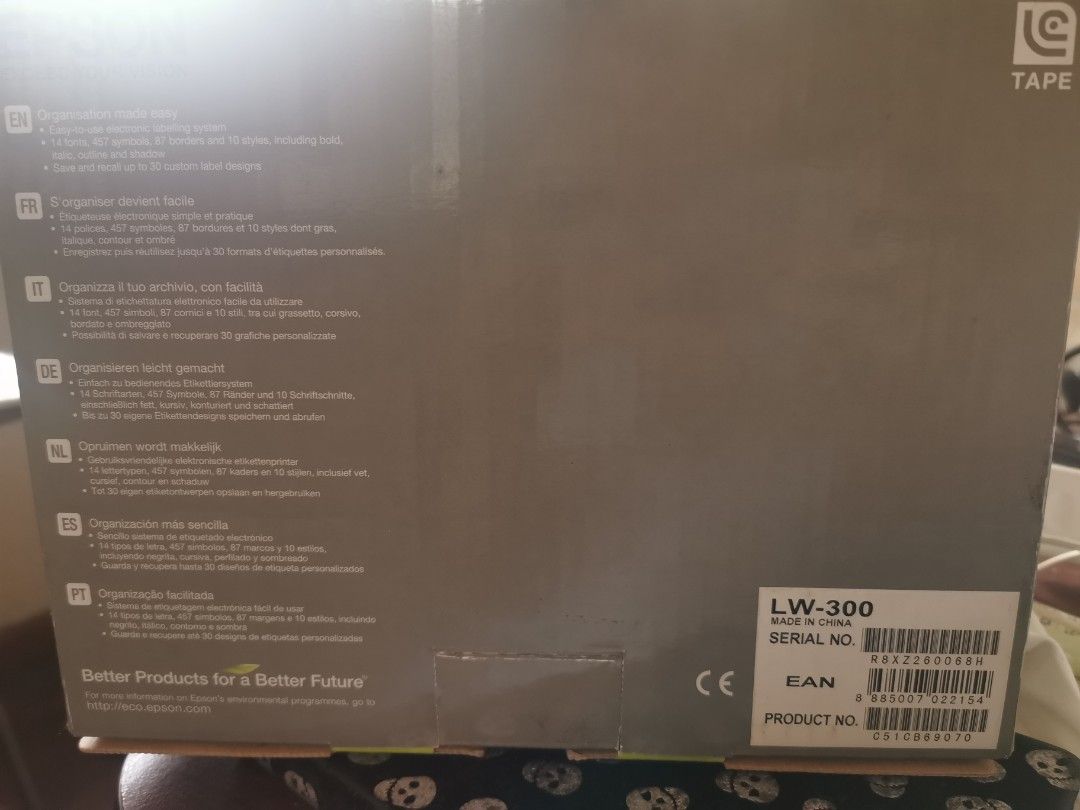 Epson LW-300 Label Printer, Computers & Tech, Printers, Scanners ...