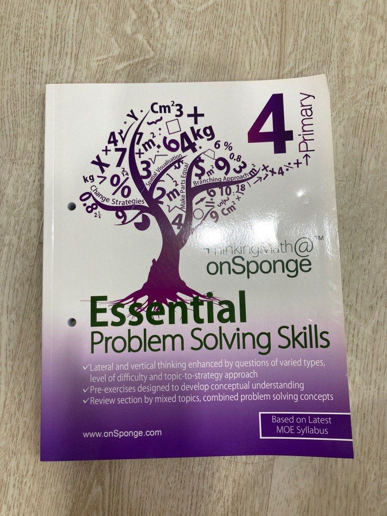 Essential Problem Solving Skills thinking Math@onSponge Primary 4 ...