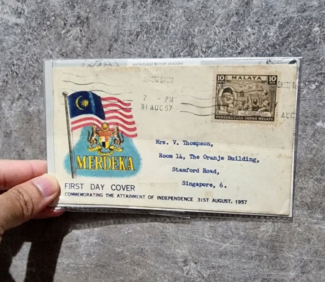 FDC Malaya Merdeka 1957 with Malaya stamp, Hobbies & Toys, Memorabilia ...