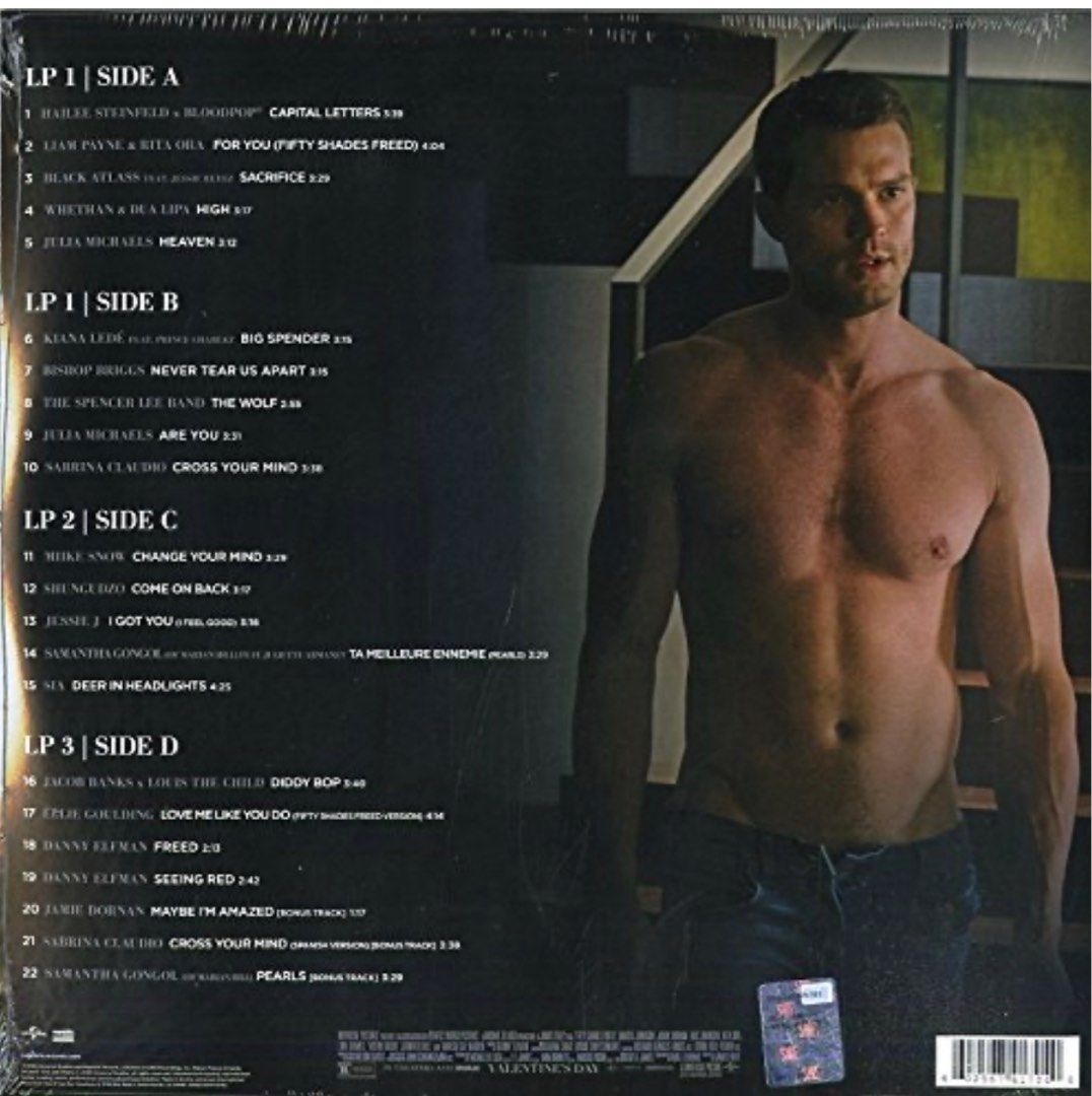Fifty Shades Freed Soundtrack 2LP Vinyl, Hobbies & Toys, Music & Media ...
