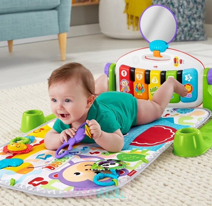 Fisher-Price Kick N Play Piano Gym Baby Mat Toy, Babies & Kids, Infant ...