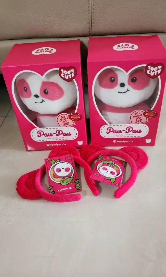 Food Panda Limited Edition Pau Pau Bear merch/collectible, Hobbies ...