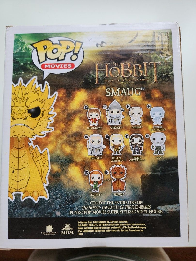 Funko Pop Hobbit Golden Smaug, Hobbies & Toys, Toys & Games on Carousell