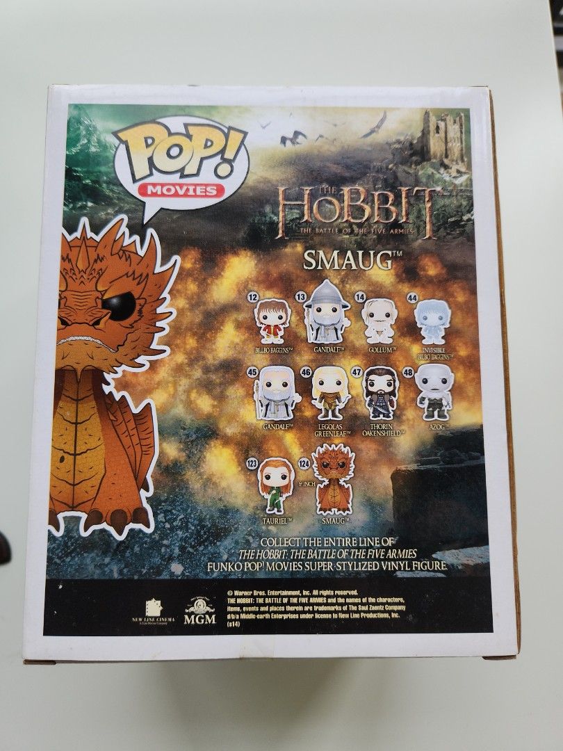 Funko Pop Hobbit Smaug Chase Edition, Hobbies & Toys, Toys & Games on ...