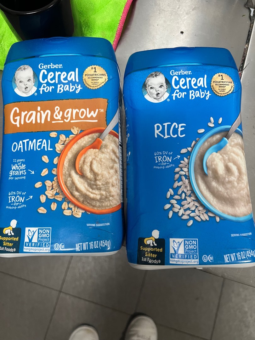 Gerber Cereal, Babies & Kids, Nursing & Feeding, Weaning & Toddler ...