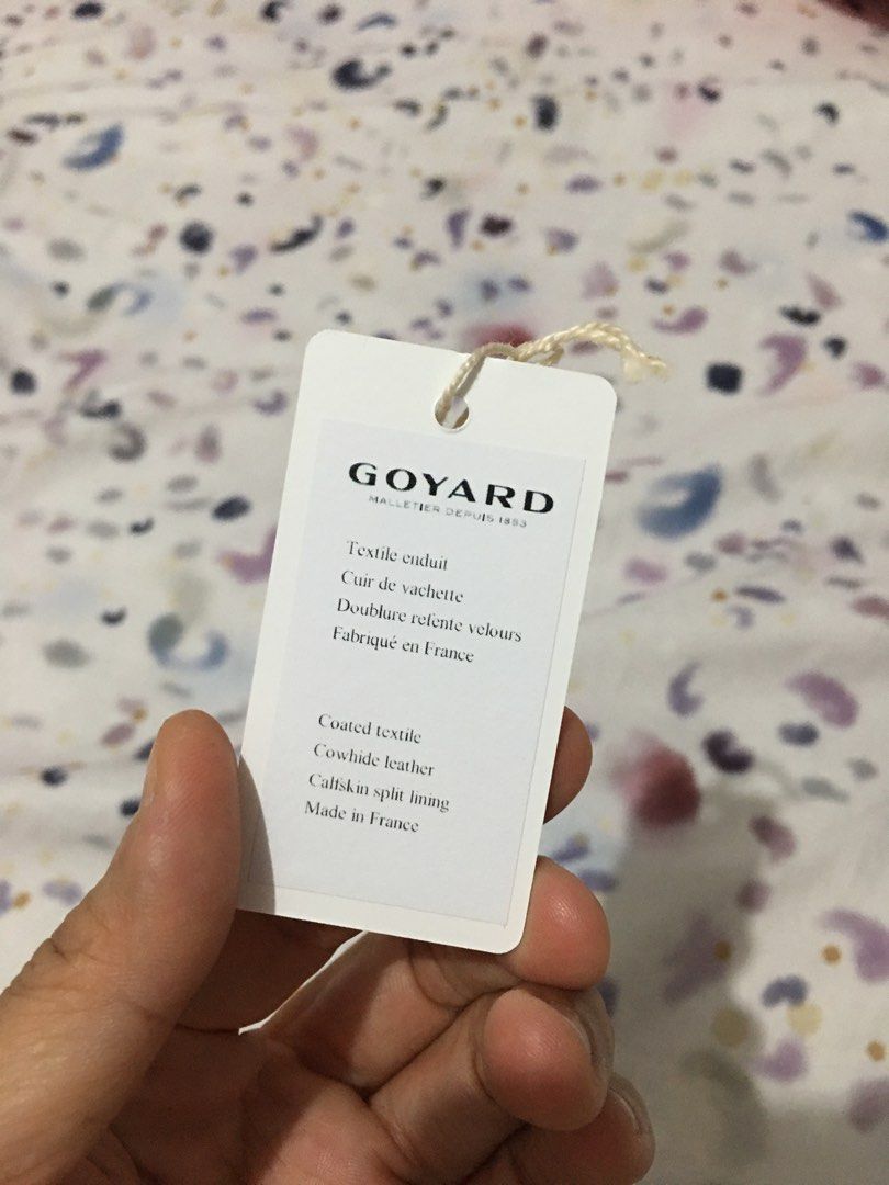 Goyard Tag original, Fesyen Wanita, Aksesoris di Carousell