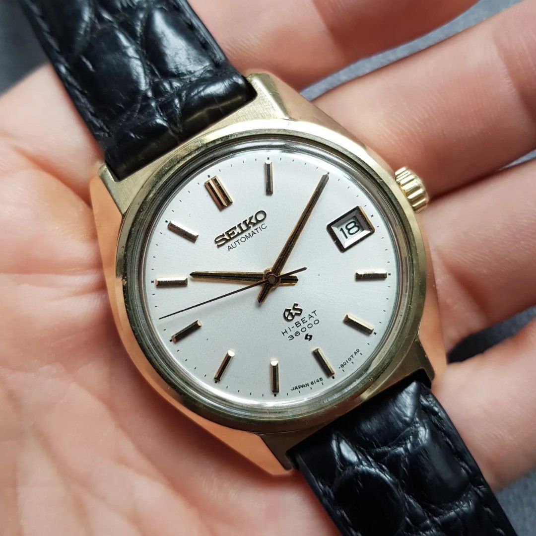 Grand Seiko Cap Gold 6146-8000, Men's Fashion, Watches & Accessories ...