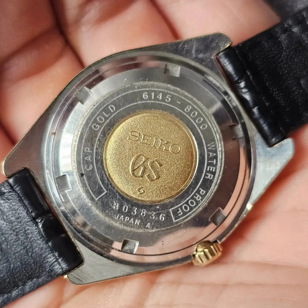 Grand Seiko Cap Gold 6146-8000, Men's Fashion, Watches & Accessories, Watches on Carousell