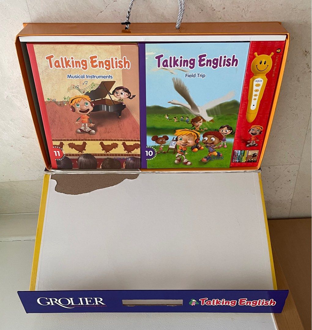 Grolier Talking English set, Everything Else on Carousell