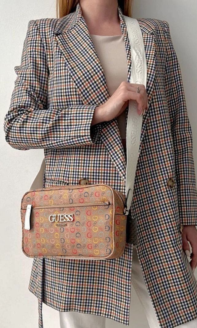 GUESS Factory Tremblay Logo Mini Crossbody Unisex Bag, Women's Fashion ...