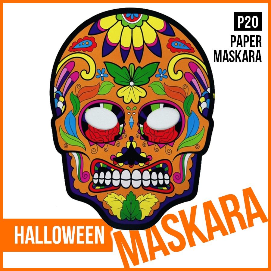 Halloween Paper Maskara, Hobbies & Toys, Stationary & Craft, Occasions ...