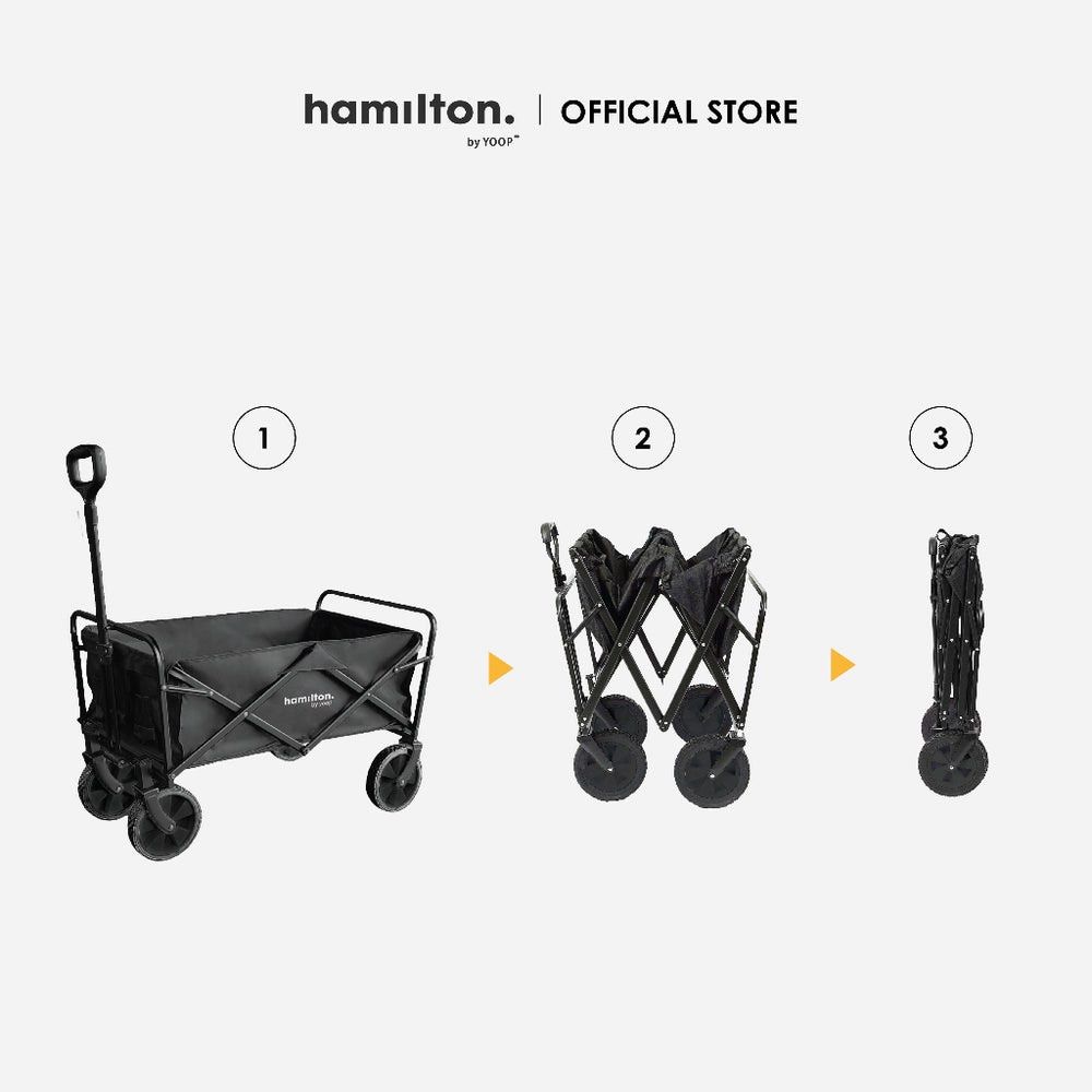 Hamilton Foldable Wagon, Babies & Kids, Going Out, Strollers on Carousell