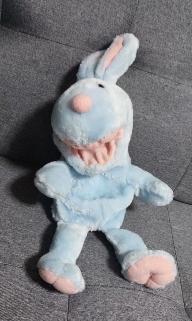 Hand puppet rabbit sing plush soft toy, Hobbies & Toys, Toys & Games on ...