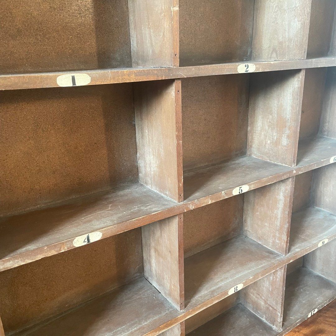 Handcrafted Wooden Cubby Display, Furniture & Home Living, Furniture ...