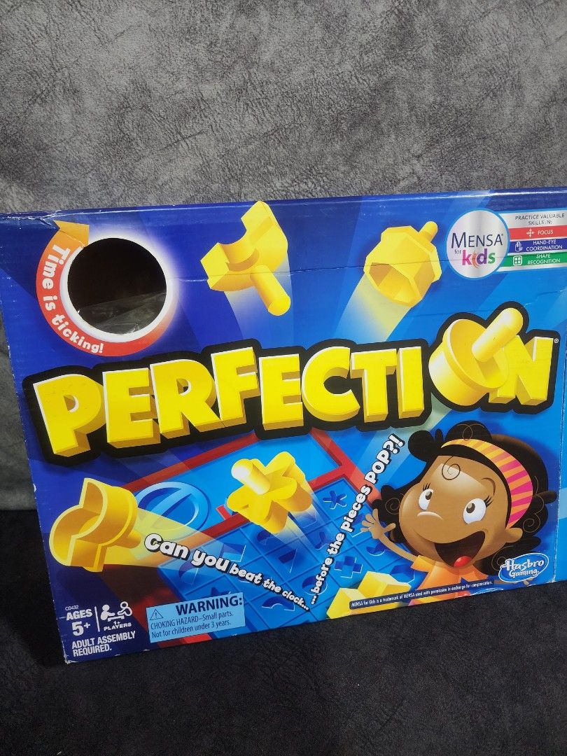 Hasbro Perfection Game, Hobbies & Toys, Toys & Games on Carousell