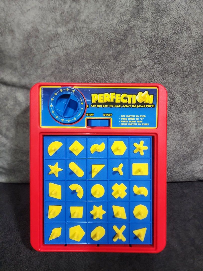 Hasbro Perfection Game, Hobbies & Toys, Toys & Games on Carousell