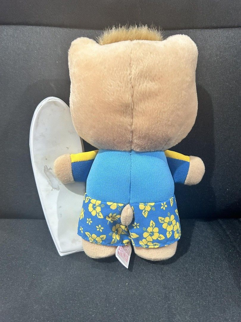 Hello Kitty Tan DD Plush with Surfboard, Hobbies & Toys, Toys & Games ...