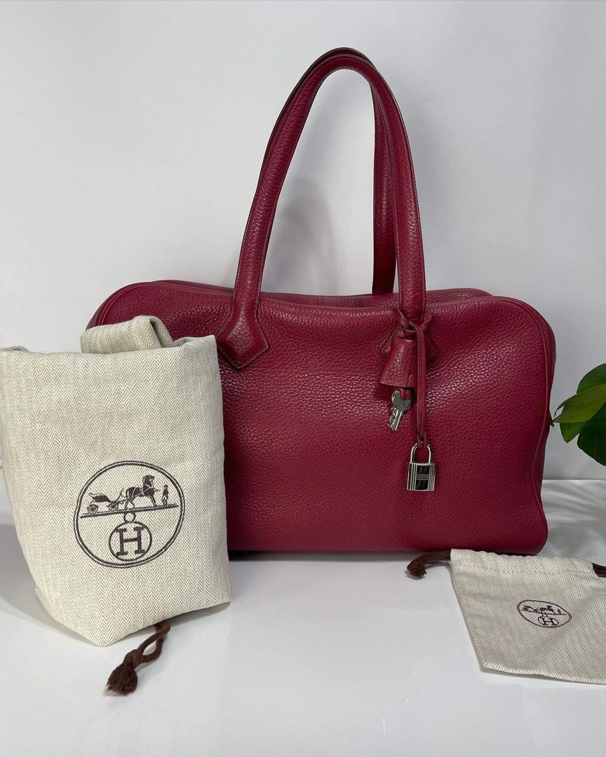 Hermes Victoria with entrupy, Luxury, Bags & Wallets on Carousell
