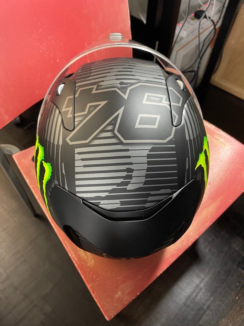 HJC RPHA 11 MONSTER ENERGY, Motorcycles, Motorcycle Apparel on Carousell
