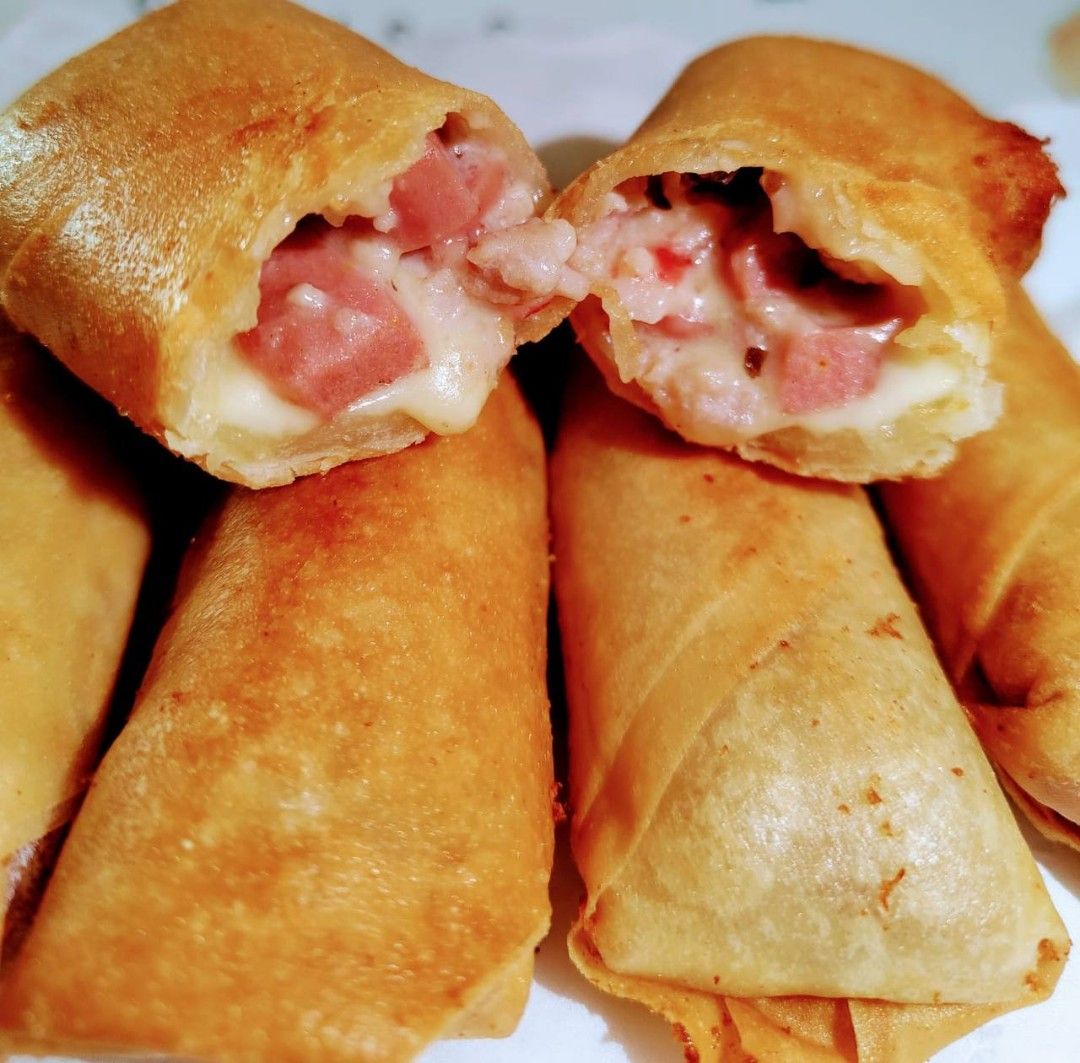 Home baked carbonara popiah ( frozen packed) , party snacks,, Food ...