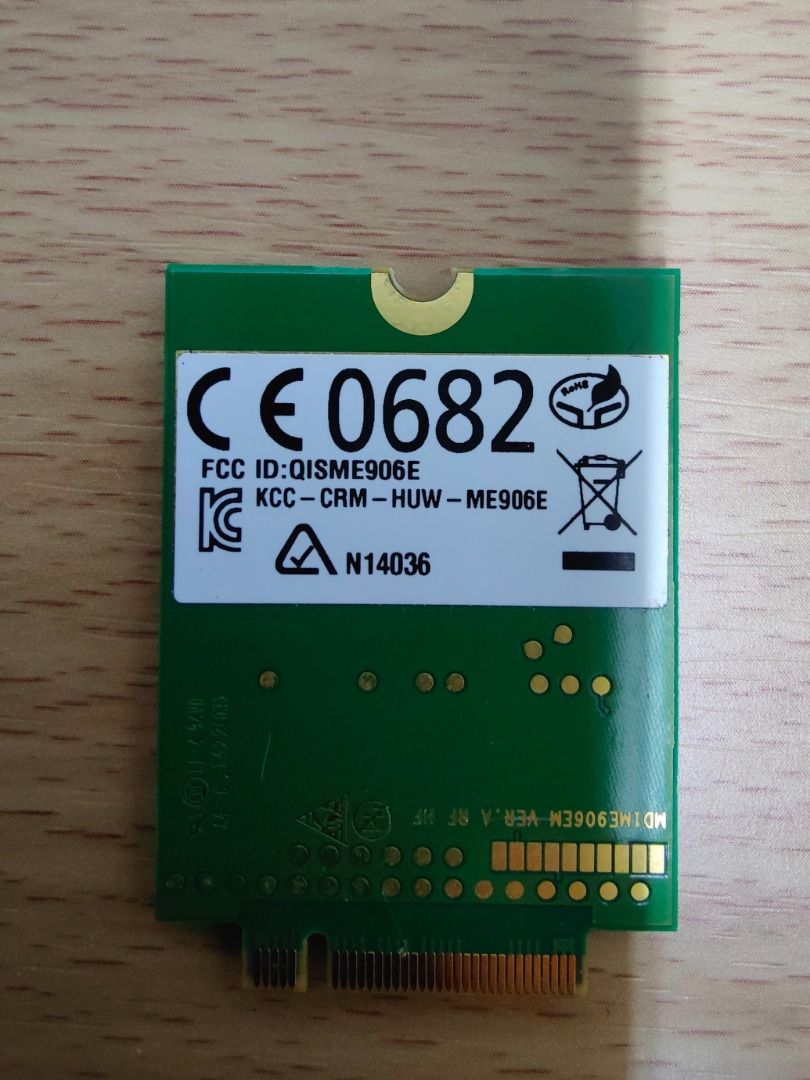 Huawei ME906E 4G LTE NGFF M.2 Wireless Module, 電腦＆科技, 電腦周邊及配件, Wifi及上網 ...