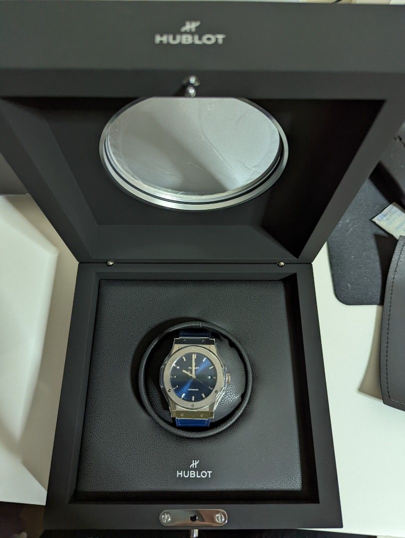 Hublot Blue Classic 45mm, Luxury, Watches on Carousell