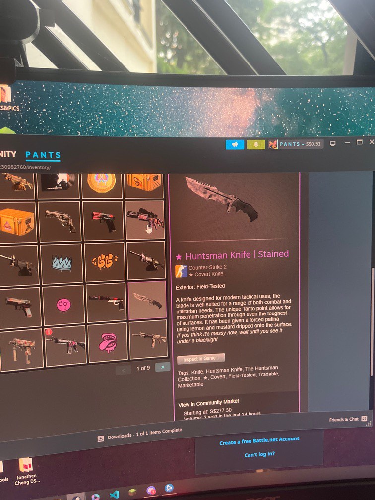 Huntsman stained FT, Video Gaming, Gaming Accessories, In-Game Products ...