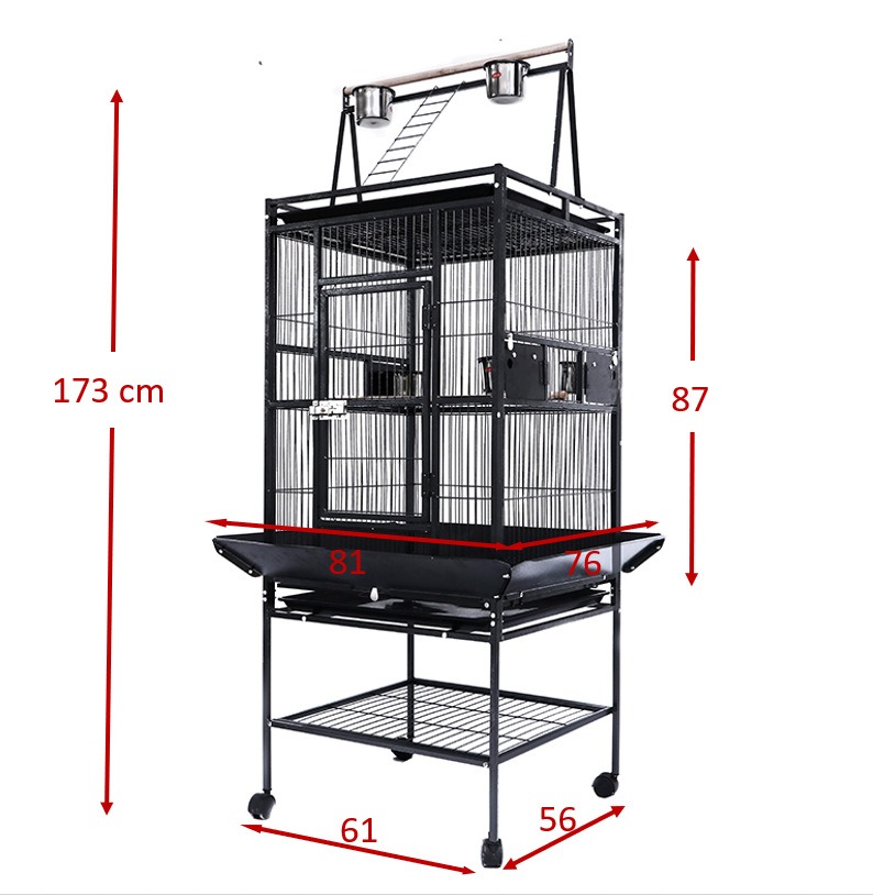 [iDS] 82 x 76 x 173cm Bird Cage Parrot Cage Free Fender Quality Hammer ...