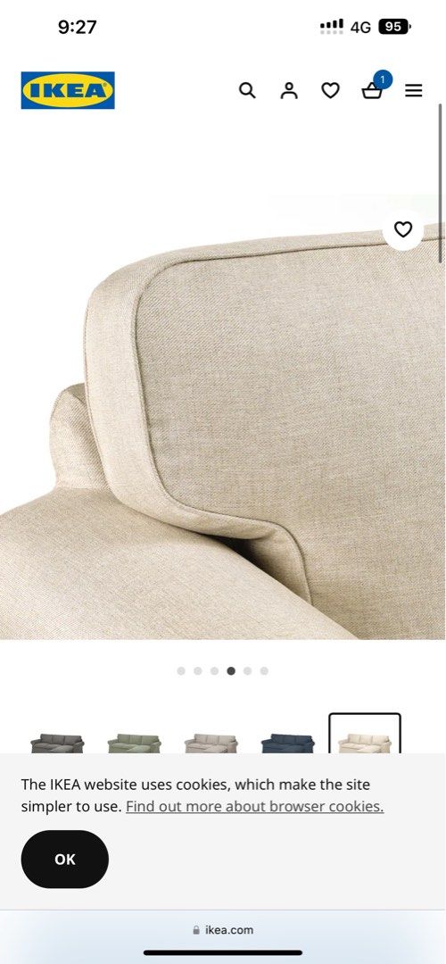 Ikea Ektorp 3seat L shape sofa (2 sets sofa cover), Furniture & Home Living, Furniture, Sofas on ...