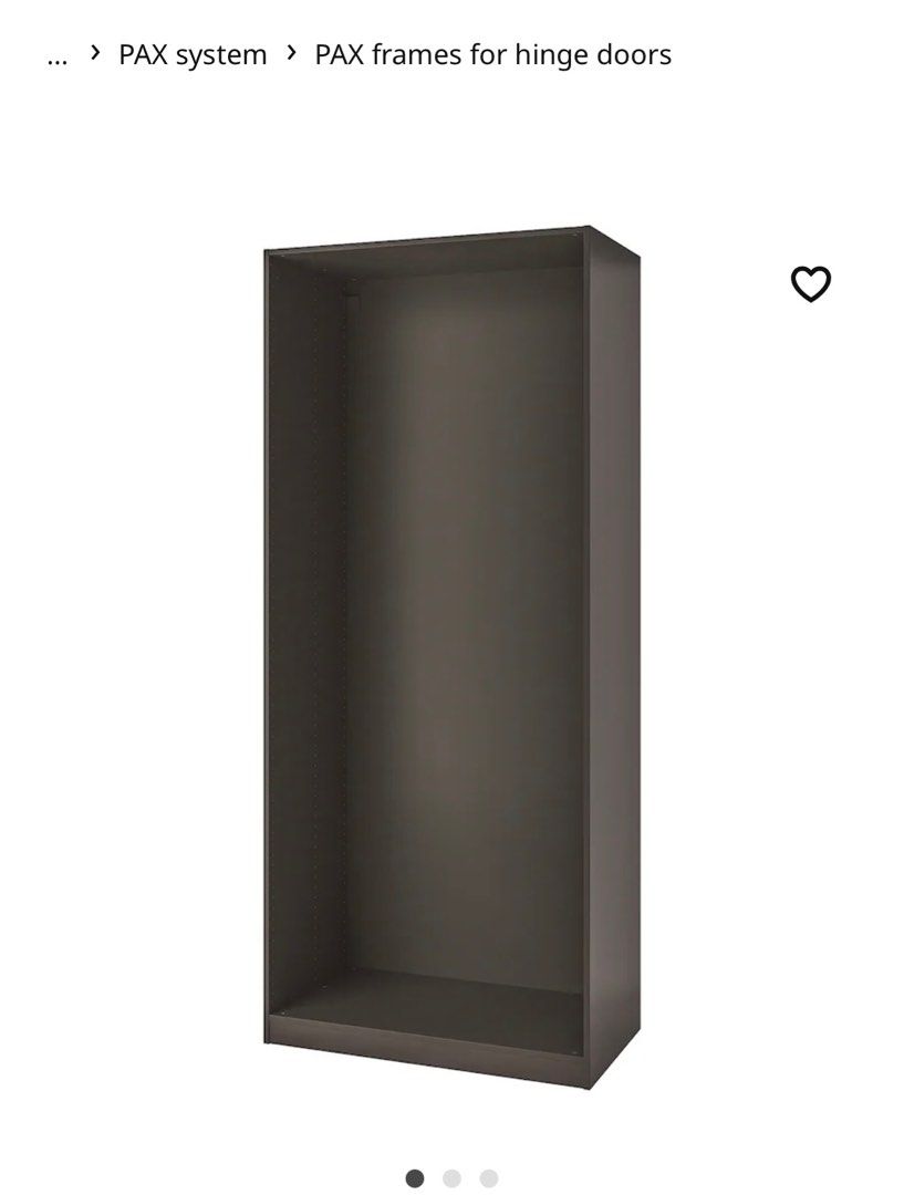 [AS IS] IKEA Pax frame only, Furniture & Home Living, Furniture ...